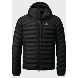 Schöffel SCHÖFFEL Outdoorjacke »Down Jacket Silvretta M« mit Kapuze 9990 - schwarz 50 50 Extrem leicht dank Pertex Quantum