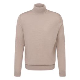 Bugatti Rollkragenpullover aus 100 % Merinowolle beige XXL XXL 100 % Wolle
