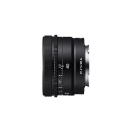 Sony Weitwinkelobjektiv &raquo;SEL40F25G.SYX&laquo; schwarz Akku, Objektivdeckel inbegriffen