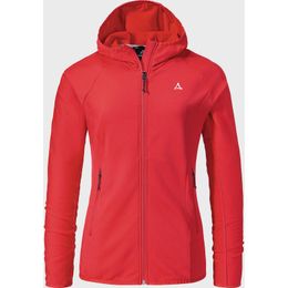 Schöffel SCHÖFFEL Fleecejacke »Hiking Fleece Hoody Style Cascata WMS« mit Kapuze 2030 - rot 36 36 Höchste Bewegungsfreiheit durch 4-Wege-Stretch