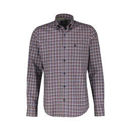 Lerros Karohemd »Kariertes Herrenhemd mit Button-down-Kragen« LIGHT GARNET RED M - Normalgrößen Normalgrößen M Klassischer Karo-Hemdenstyle mit...