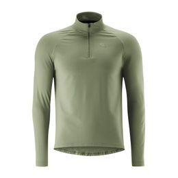 Gonso Radtrikot »Essential Jersey Longsleeve M« Herren Fahrradtrikot langarm, Midlayer Trikot schilfgrün XXL XXL Körpernahe Passform