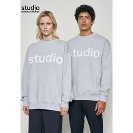 STUDIO SEIDENSTICKER Sweatshirt »Studio« Langarm Rundhals Druck grau XS XS Passform: Oversized