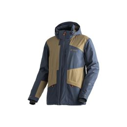 Maier Sports Skijacke »Bukovel« Herren Winterjacke mit RV-Taschen und Kapuze, wasserdicht dunkelgrau 50 50 Sportliche Colorblock-Jacke für Ski,...