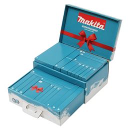 Makita Adventskalender »P-84785« für Erwachsene 2024, gefüllt mit Werkzeug & Zubehör blau