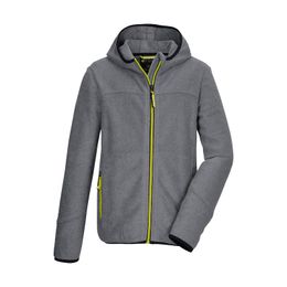 Killtec Fleecejacke &raquo;KOW 364 BYS KNTFLC JCKT&laquo; anthrazit 128 128 Kinder Strickfleecejacke