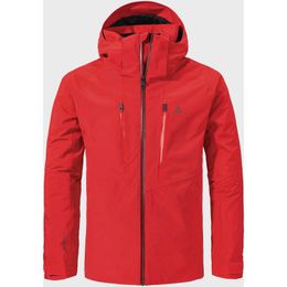 Sch&ouml;ffel SCH&Ouml;FFEL Outdoorjacke &raquo;Ski Jacket Style Bliggs MNS&laquo; mit Kapuze 2050 - rot 52 52 Atmungsaktiv & wasserdicht dank versiegelter N&auml;hte