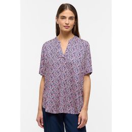 Eterna Longbluse &raquo;LOOSE FIT&laquo; blau 44 44 Stehkragen