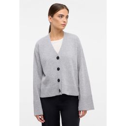 Eterna Cardigan silber XL XL Reine Wolle (Merino)