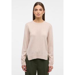 Eterna Strickpullover beige L L 100% Wolle (Merino)