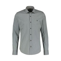 Lerros Langarmhemd &raquo;Herren Langarmhemd in Poplin-Stretchqualit&auml;t&laquo; CHILLED OLIVE M - Normalgr&ouml;&szlig;en Normalgr&ouml;&szlig;en M Geometrischer Minimalprint