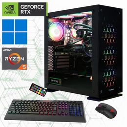 GAMEMAX Gaming-PC »Onyx II 7180« DDR5, PCIe SSD Gen4, Windows 11 schwarz Microsoft Windows 11 Home (64 Bit): Zuverlässiges und benutzerfreundliches...