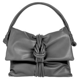 Samantha Look Henkeltasche echt Leder, Made in Italy schwarz