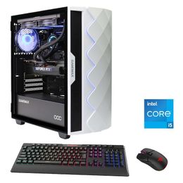 GAMEMAX Gaming-PC »Diamond WT 6965« Windows 11 weiß WLAN AC, ARGB-Beleuchtung Front, 2x PS/2, 4x USB 2.0/1.1-Anschlüsse, 2x USB 3.2 Gen1, 1x LAN,...