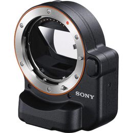 Sony Objektiv-Adapter &raquo;LA-EA4&laquo; E-Mount auf A-Mount Bajonett mit Phasen Autofokus (15 AF-Punkte) schwarz Kompatibel zum 5 Achsen Bildstabilisator...