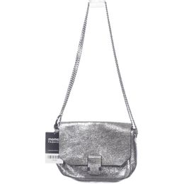 Zara Damen Handtasche, silber, Gr.