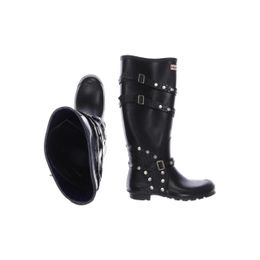 Hunter Damen Stiefel, schwarz, Gr. 38