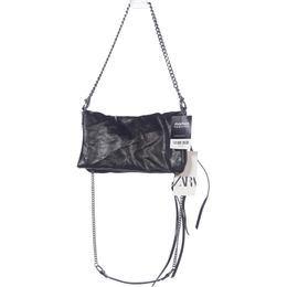 Zara Damen Handtasche, schwarz, Gr.