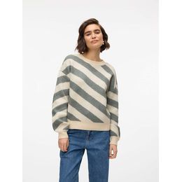 Véro Moda Vero Moda Pullover in Türkis/ Beige - 45% | Größe L | Damen-pullover-cardigans