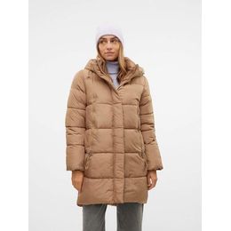 Véro Moda Vero Moda Steppmantel "Nova" in Hellbraun - 47% | Größe S | Damenjacken