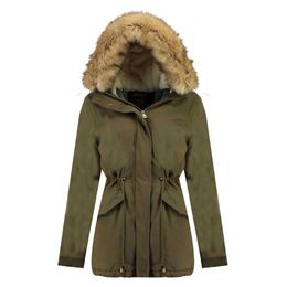 Geographical Norway Parka "Ampuria" in Khaki - 74% | Gr&ouml;&szlig;e XXL | Damenjacken