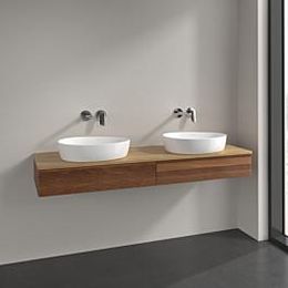 Villeroy & Boch Villeroy und Boch Antao Waschtisch-Unterschrank K17111HM 160x19x50cm, Waschbeckenplattenfarbe honey oak, warm walnut