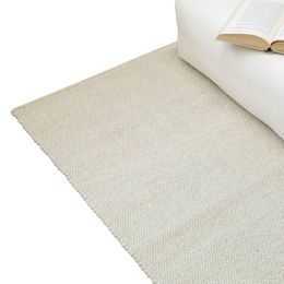 allnatura Schurwollteppich "Tamia" - Größe: 70x140 cm - Farbe: beige