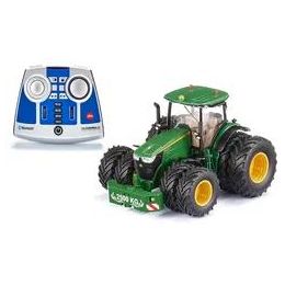 RC-Traktor Siku "Siku Control, John Deere 7290R mit Doppelreifen (6736)" Fernlenkfahrzeuge grün Kinder inkl. Bluetooth App-Steuerung & Fernsteuermodul; 1:32; mit Licht