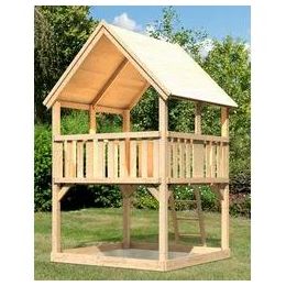 Spielturm Konifera "Lenie A" Spieltürme beige (natur) Kinder BxTxH: 200x200x345 cm