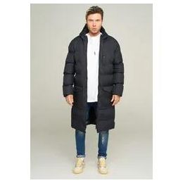 Parka behype "LONGLINE PUFFER PARKA" Gr. L, schwarz Herren Jacken mit Kapuze