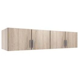 Aufsatzschrank wimex "Herford" Schränke Gr. B/H/T: 180cm x 40cm x 58cm, 4 St., braun (eiche sägerau nachbildung) mehr Stauraum für die gleichnamigen Schränke der Marke wimex