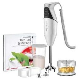 Unold Elektro ESGE Stabmixer "M160 G Gourmet" Mixer bis 15.000 UMin., Spiralkabel schwarz-weiß (weiß/schwarz)