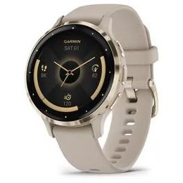 Smartwatch Garmin "VENU 3S" Smartwatches grau (french gray/softgold) Bestseller