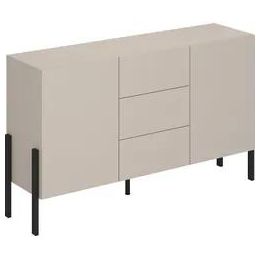 Sideboard Inosign "Jukon, Breite 150 bzw.180 cm, moderne grifflose Kommode" Sideboards Gr. B/H/T: 150cm x 90cm x 40cm, Breite 150cm, 3 St., beige (kaschmir) Schubladenschrank 2 Türen3 Schubkästen, push-to-open-Funktion Bestseller