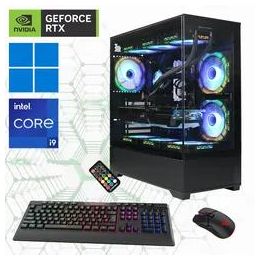 Hyrican GAMEMAX Gaming-PC "Vista AB 7296" Computer DDR5-RAM, PCIe SSD Gen4, Windows 11 Gr. Microsoft Windows 11 Home (64 Bit), 32 GB RAM 2000 GB SSD, schwarz