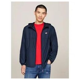 Outdoorjacke Tommy Jeans "TJM LW CHICAGO JACKET" Gr. M, blau (schwarz night navy) Herren Jacken mit Logoprägung