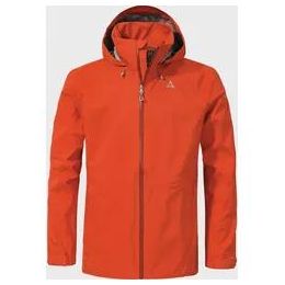 Schöffel Outdoorjacke SCHÖFFEL "2.5L Jacket Aiplspitz M" Gr. 48, orange (5480, orange) Herren Jacken