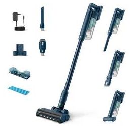 Philips Nass-Trocken-Akkusauger "XC5041/01 5000 Series „Teppichwunder“" Akkusauger mit bis zu 60 Minuten Laufzeit und aufsteckbarem Aqua-Modul bunt (dunkelblau / salbeigrün)