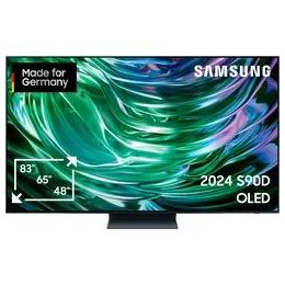 G (A bis G) Samsung OLED-Fernseher Fernseher Neural Quantum 4K AI Gen2 Prozessor, bis zu 144Hz Gr. 55, schwarz (graphitschwarz)