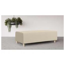 Polsterhocker Inosign "Suyala" Hocker Gr. B/H/T: 153cm x 46cm x 66cm, Struktur, grau (taupe)