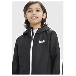 Levi's Anorak LEVI'S KIDS "LVB CORE WINDBREAKER" Gr. 10 (140), schwarz Jungen Jacken for BOYS