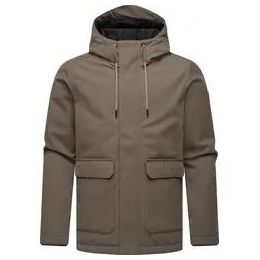 Winterjacke Ragwear "Mr Them" Gr. M (50), braun (mokka) Herren Jacken stylische Outdoorjacke mit großer Kapuze