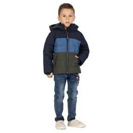 SALT & PEPPER Outdoorjacke SALT AND PEPPER "3 colour Blocks" Gr. 116, blau Jungen Jacken mit reflektierenden Elementen