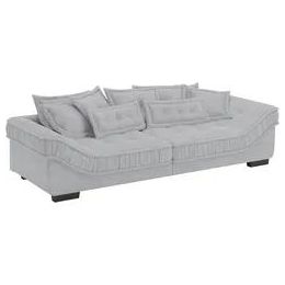 Big-Sofa Inosign "Diwan II DuraFlex" Sofas Gr. B/H/T: 300cm x 67cm x 121cm, Cord, grau (stripes 8637 warm grau) DuraFlex-Kaltschaumpolsterung, bis 140 kg, 4 Bezugsqualitäten