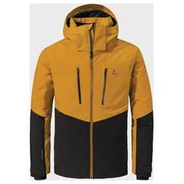 Schöffel Outdoorjacke SCHÖFFEL "Ski Jacket Style Bliggs MNS" Gr. 50, gelb (5735, gelb) Herren Jacken