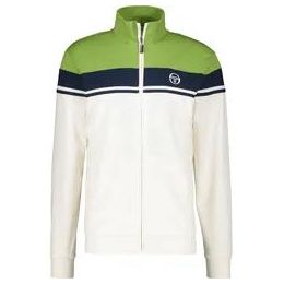 Trainingsjacke Sergio Tacchini "DAMARINDO TRACK TOP Herren" Gr. XL, gardenia/piquant green/maritime blue Herren Jacken Trainingsjacke Herren, leichte Jacke, Retro, Sportjacke, Outdoor, Sale