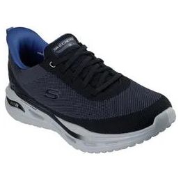 Slip-On Sneaker Skechers "ARCH FIT ORVAN-KINCADE" Gr. 46, schwarz-weiß Herren Schuhe Trainingsschuh, Schnürschuh, Schlupfschuh mit Memory Foam