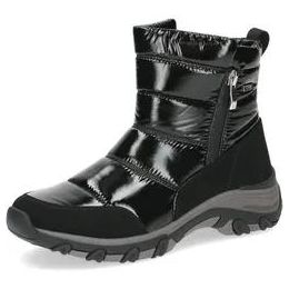 Winterboots Caprice Gr. 42, schwarz Damen Schuhe Keilabsatz, Snowboots, Stiefelette, Outdoorschuh in bequemer Form