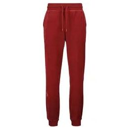 Jogginghose Sergio Tacchini "COURT VELOUR TRACK PANTS Herren" Gr. M, EURO-Größen, sun dried tomato, Herren, 80% BAUMWOLLE, 20% POLYESTER, Hosen, Trainingshose Herren, Jogginghose, Retro, Sporthose, Streetwear, Sale