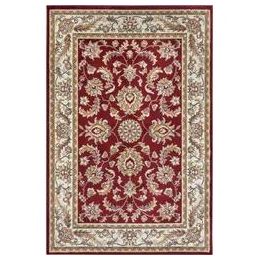 Teppich Hanse Home "Reni" Teppiche Gr. B: 200cm, 8mm, L: 280cm, rot (rot,creme) Läufer, Orientalisch, Kurzflor, Wohnzimmer, Schlafzimmer, Esszimmer